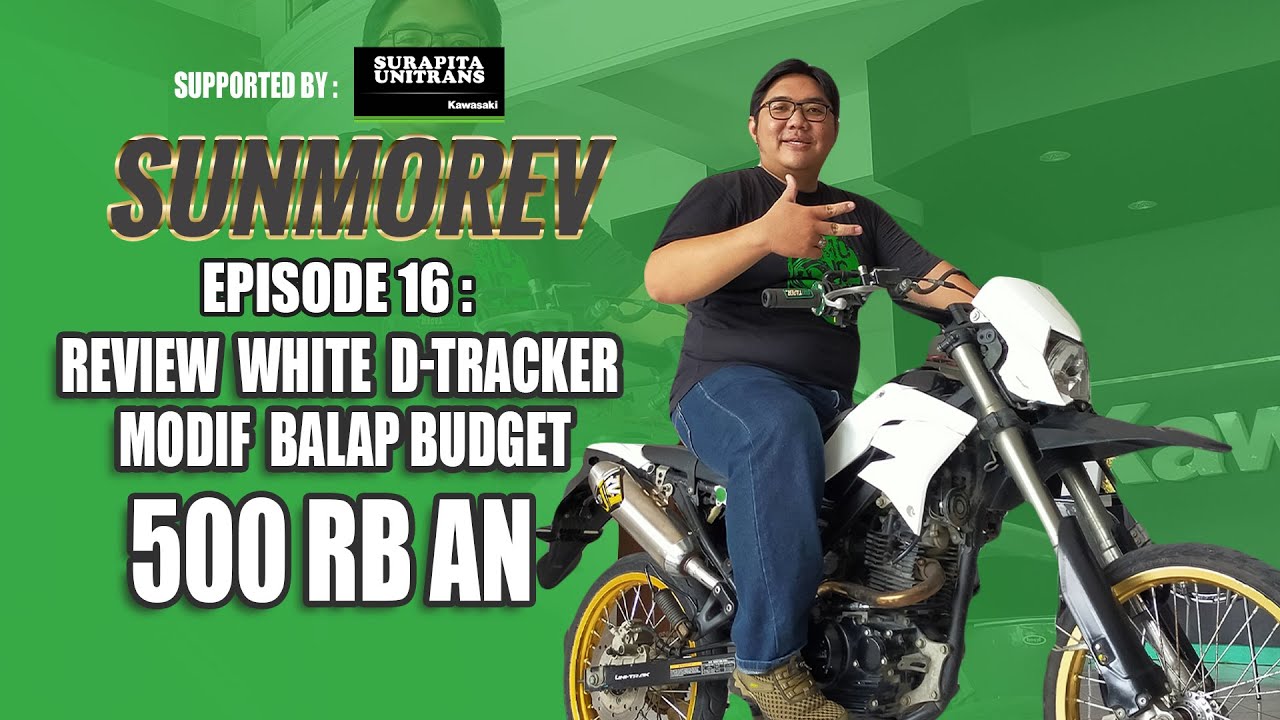 REVIEW WHITE SIMPLE D-TRACKER MODIF BALAP BUDGET CUMA 500 RIBUAN ...