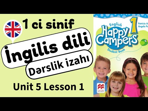 1ci sinif İngilis dili Unit 5 lesson 1|1ci sinif ingilis dili dərslik izahı səh 32 - 33