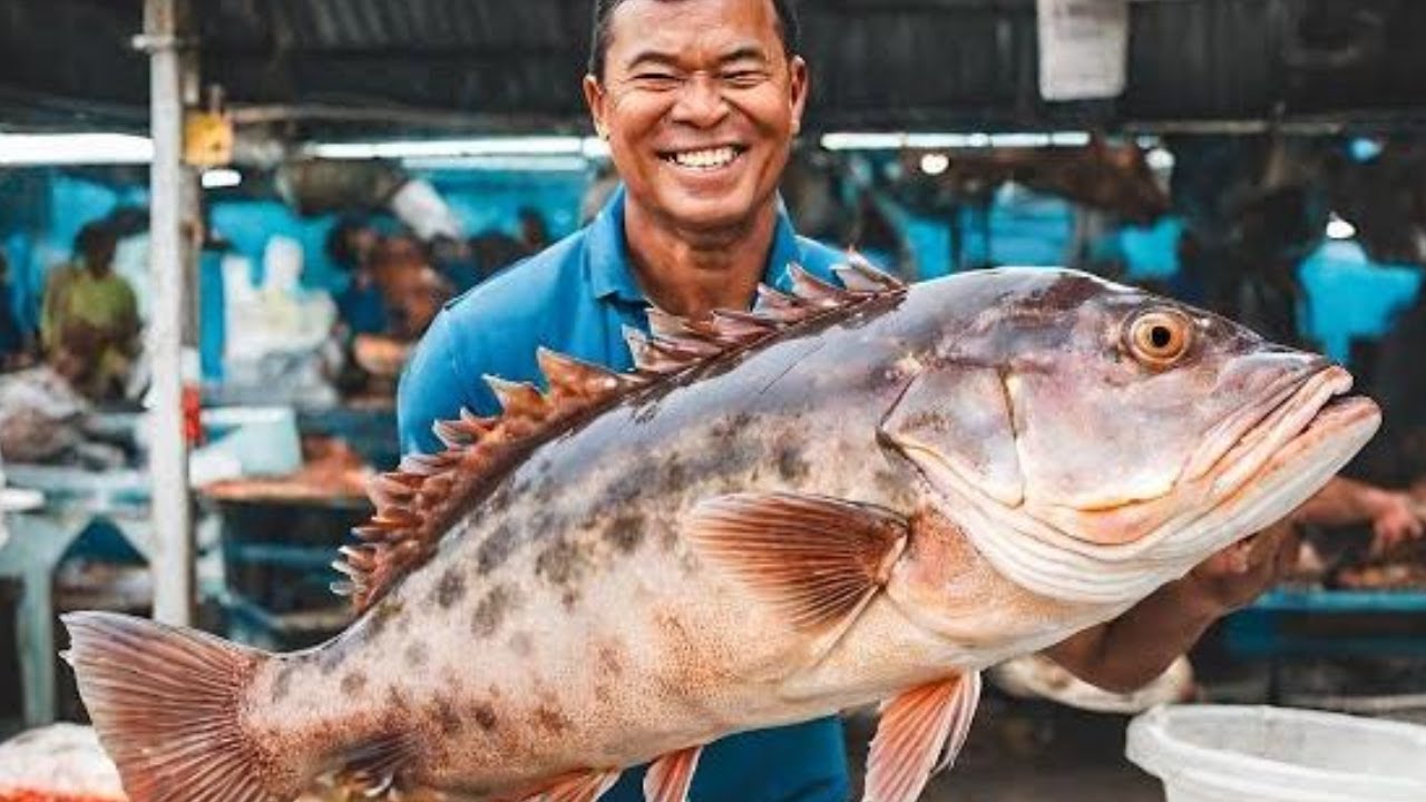 To Cut A Grouper Fish, Follow These Steps - YouTube