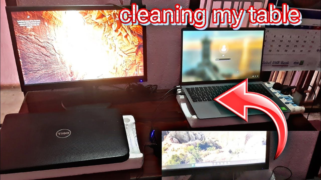 Deep Cleaning my MESSY computer Setup - YouTube