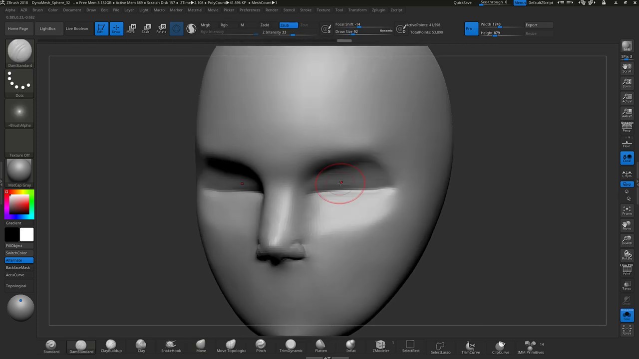 Sculpting Stylized Female Face Youtube