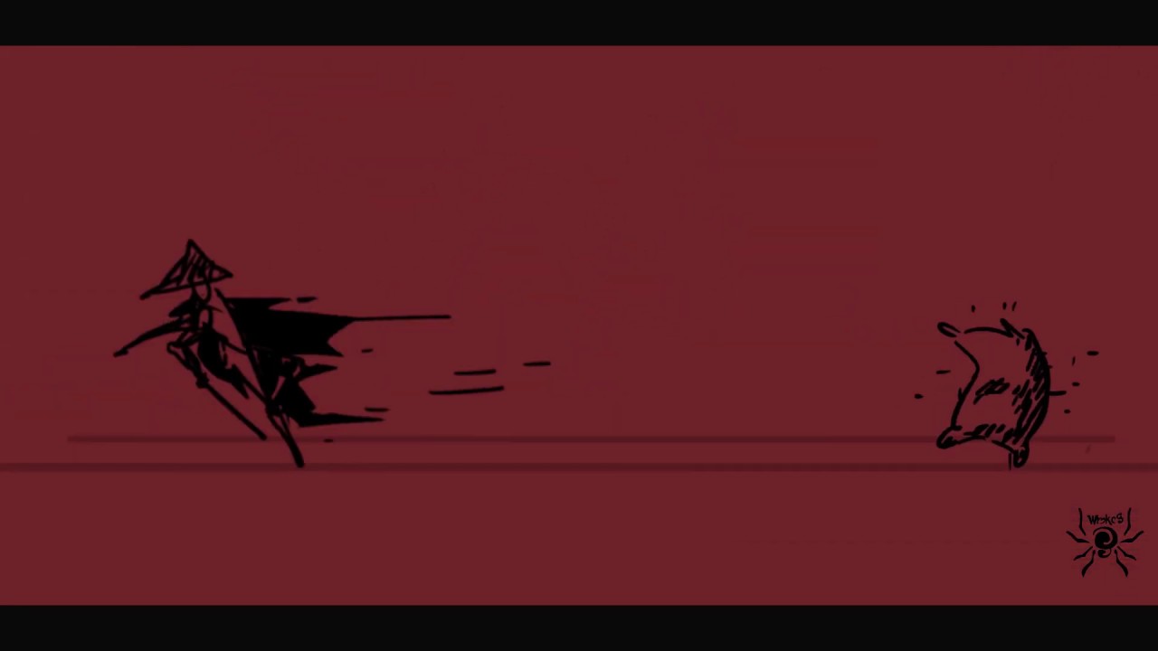 ROUGH HAND-DRAWN SAMURAI SLASH - YouTube