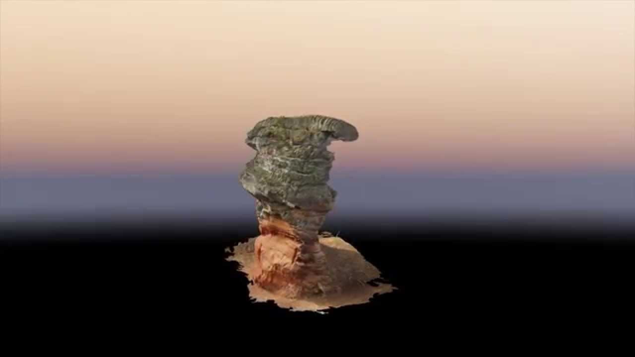 3D Model of the Hemlock Stone, Nottingham - YouTube