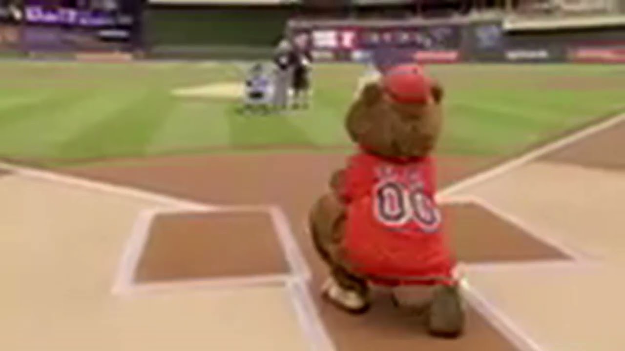 Larry Gallagher First Pitch - YouTube