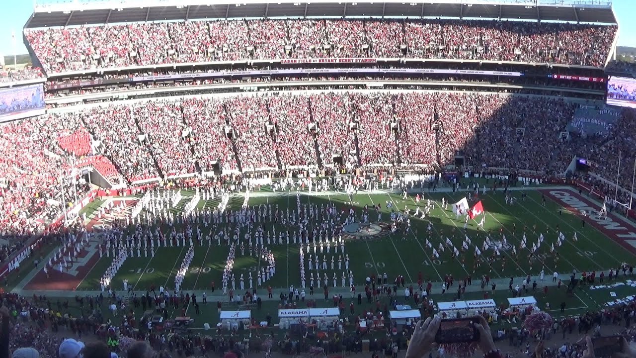 Iron Bowl 2024: Alabama National Anthem, Flyover, Team Entrance, and ...