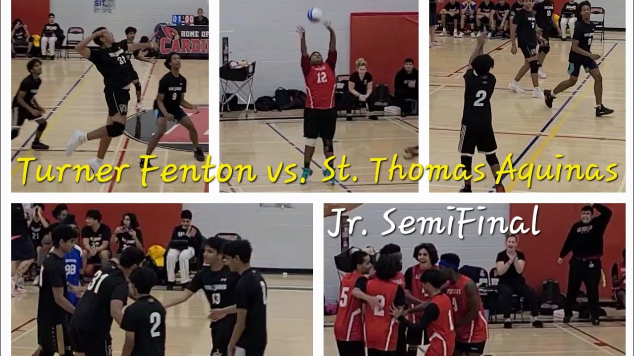 Turner Fenton vs. St. Thomas Aquinas (Semi) | Junior Boys Volleyball ...