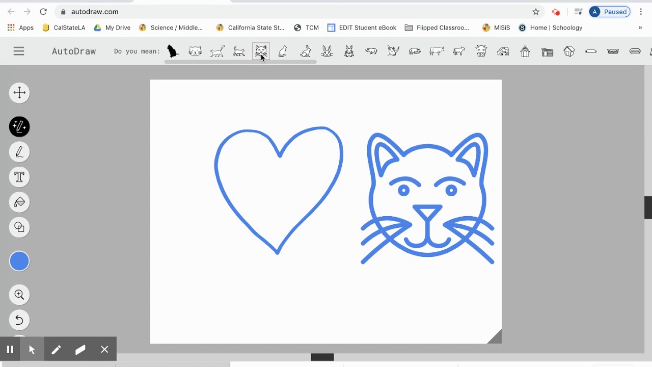 How to use AutoDraw for Final Project - YouTube