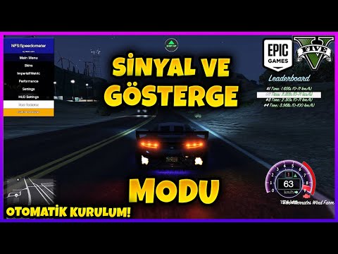 ÇOK ÖZELLİKLİ GÖSTERGE VE SİNYAL MODU DETAYLI ANLATIM VE KOLAY KURULUM | GTA5 SİNYAL MODU | NFS HUD