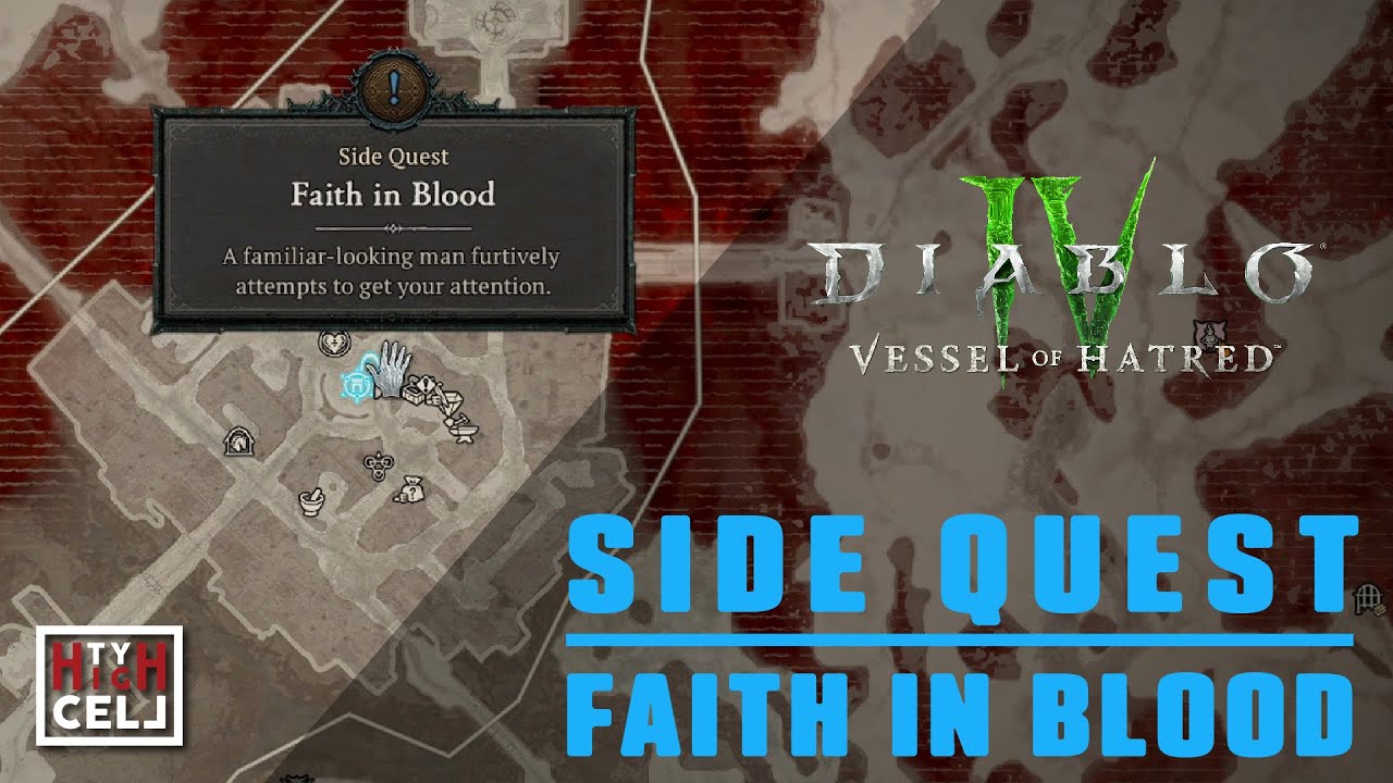 Faith in Blood side quest - DIABLO IV - YouTube