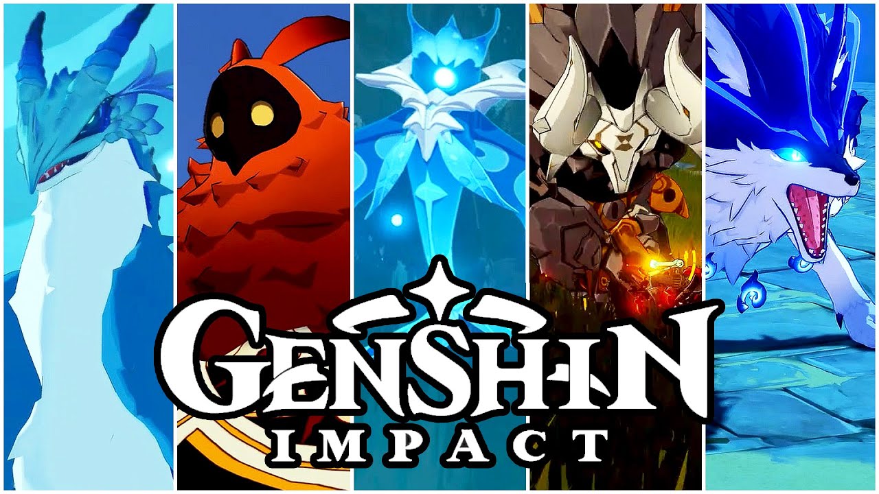 Genshin Impact - All Boss Fights "In Update Version 1.01" (PS4 PRO ...