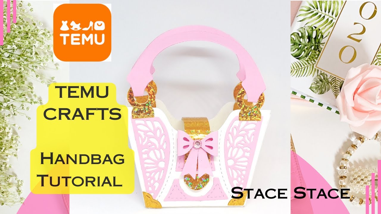 TEMU: Tutorial - Paper Handbag Die! 👜 (4) - YouTube