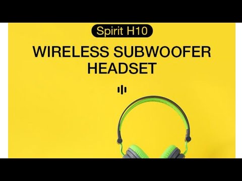New Headset Bluetoth Robot Spirit H10 Spesifikasi & unboxing - YouTube