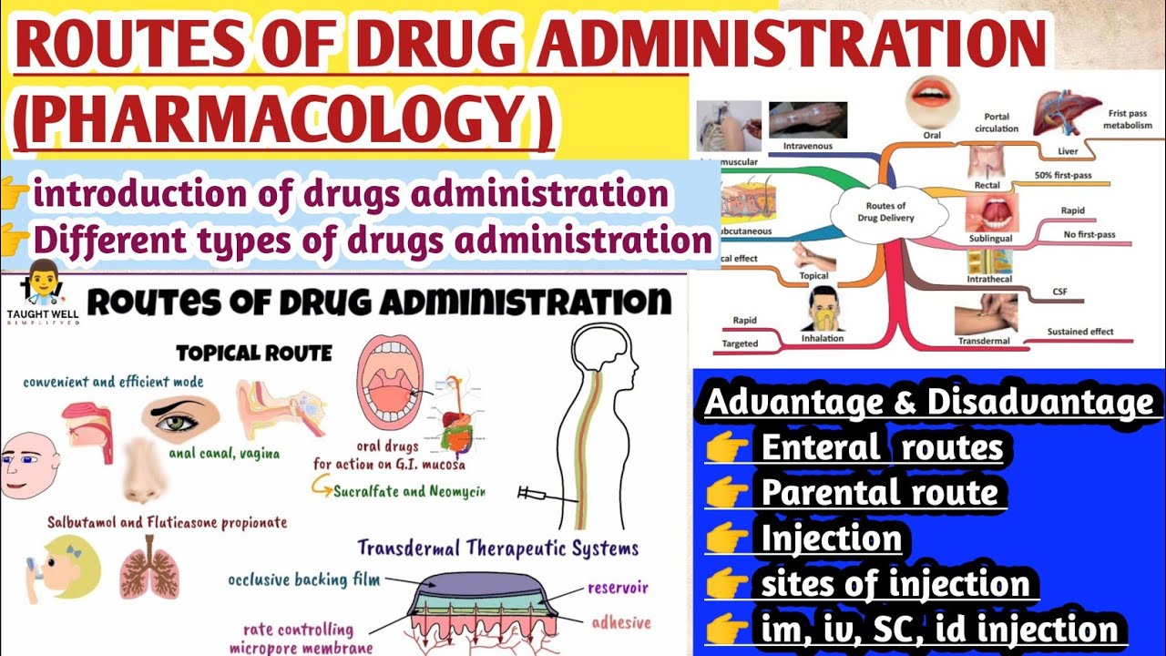Drug administration /Routes of drug administration //Routes of drug ...