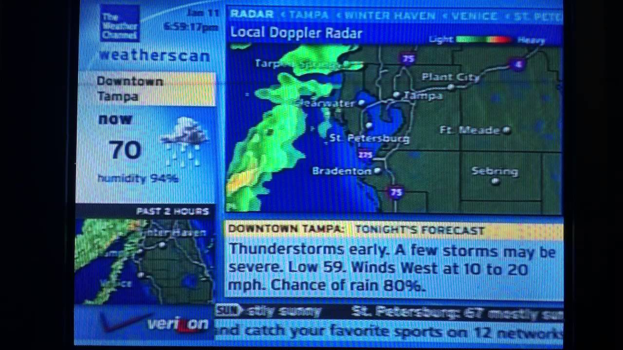Weatherscan - January 11th, 2014 - YouTube