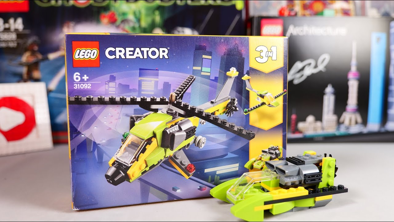 乐高创意百变31092 C模式直升机探险 | LEGO Creator 31092 Helicopter Adventure Mode A ...