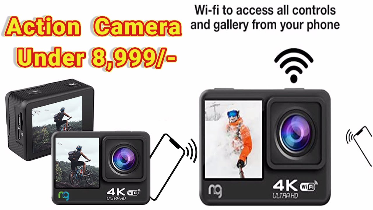 Best Action Camera For Moto Vlogging || 4K Action Camera Under 8,999 ...