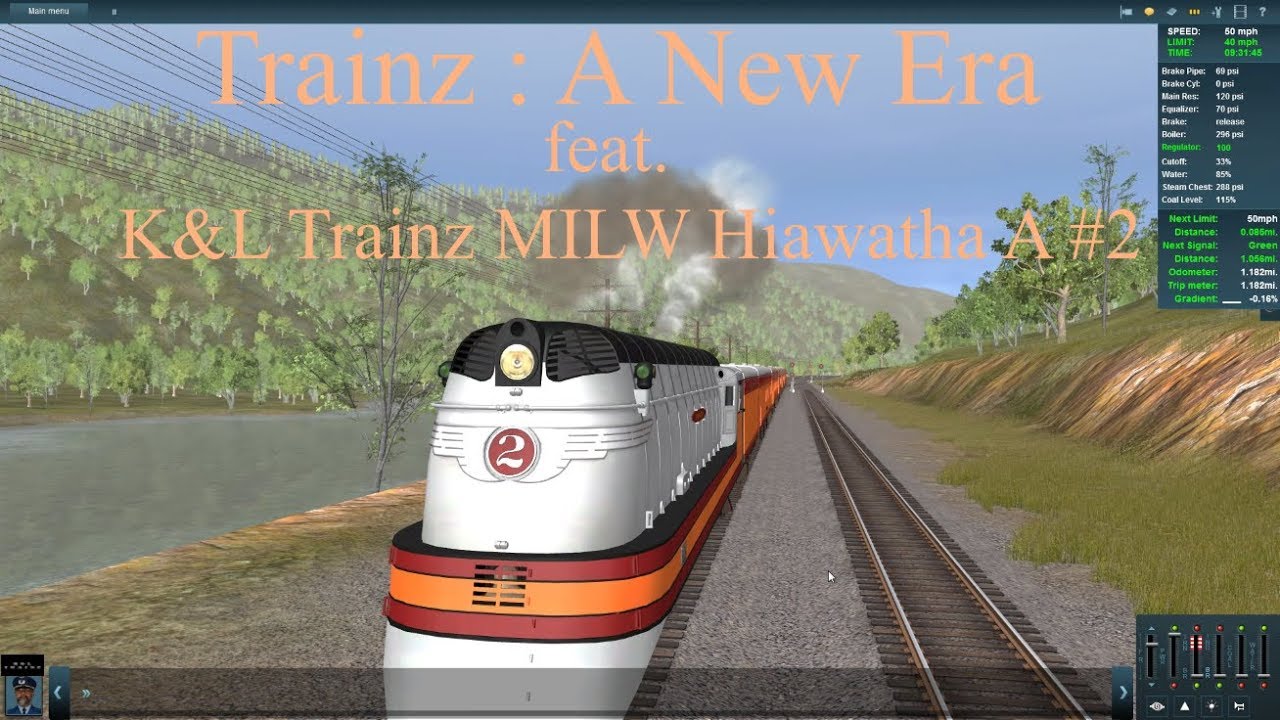 Trainz : A New Era feat. K&L Trainz MILW Hiawatha A #2 - YouTube