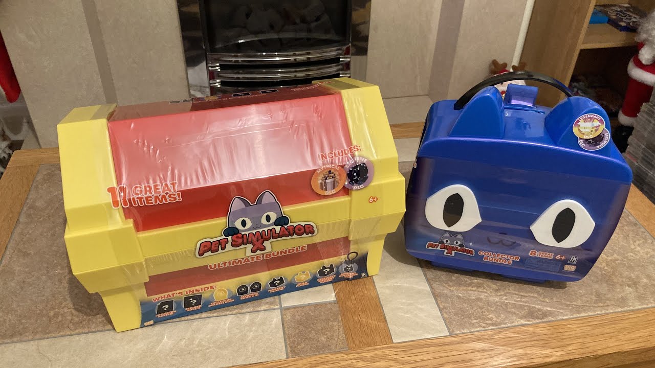 Pet Simulator X Blue Iridescent Cat & Red Treasure Chest Unboxing - YouTube