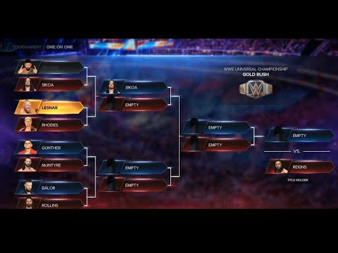 WWE Universal Championship Gold Rush Tournament WWE 2k23 Part-2 - YouTube