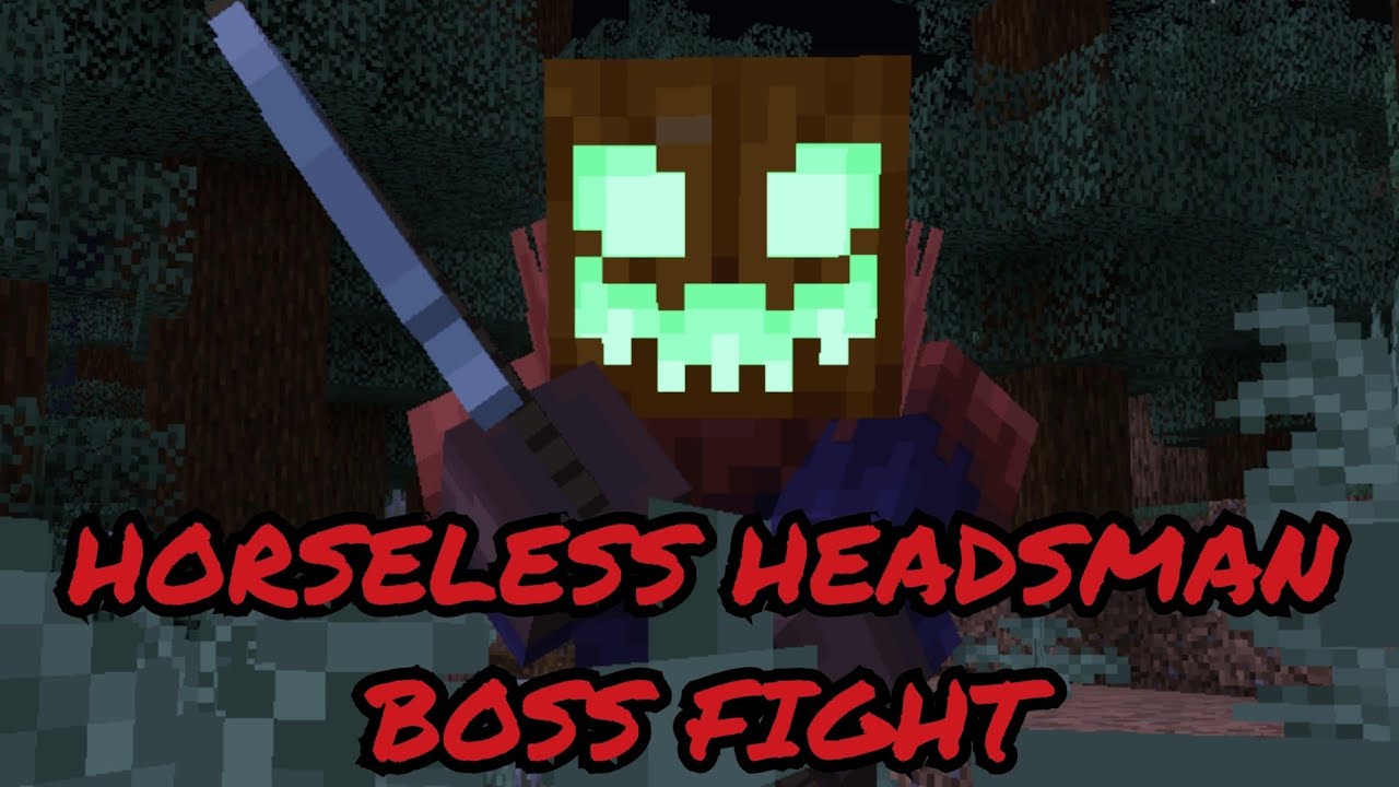 Minecraft Luminous Halloween: Horseless Headsman Boss Fight ( 1.20.4 ...
