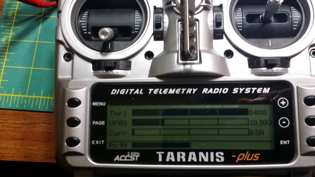 FrSky Taranis + BrainFPV RE1 telemetry and OSD - YouTube