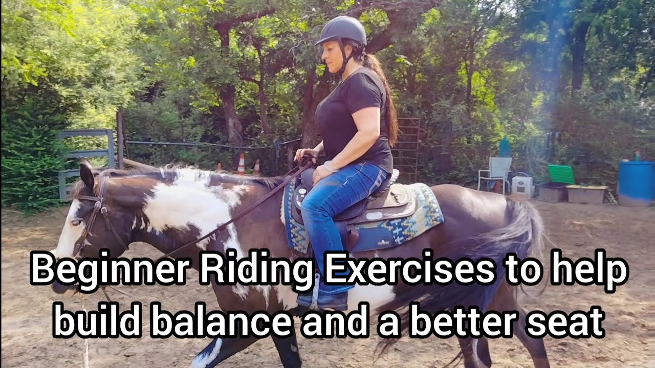 Adult Beginner Riding Lesson Exercises for better #balance and stronger ...