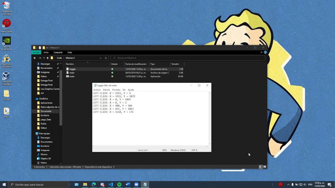 Prueba de Mouse Hook en Windows - YouTube