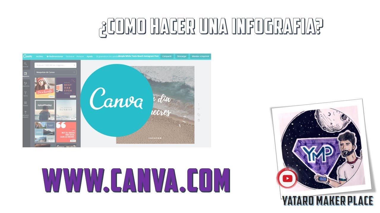 INFOGRAFIA CON CANVA - YouTube
