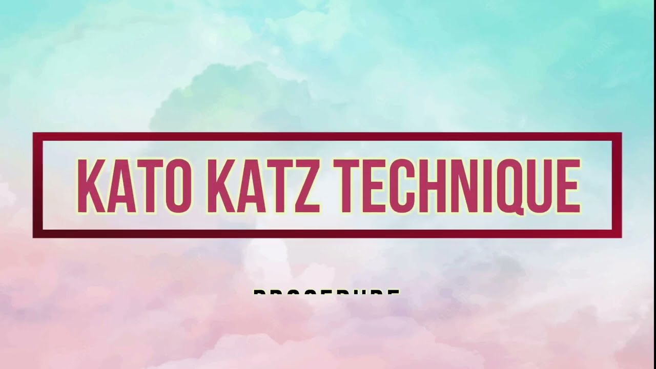 Kato-Katz Technique - YouTube