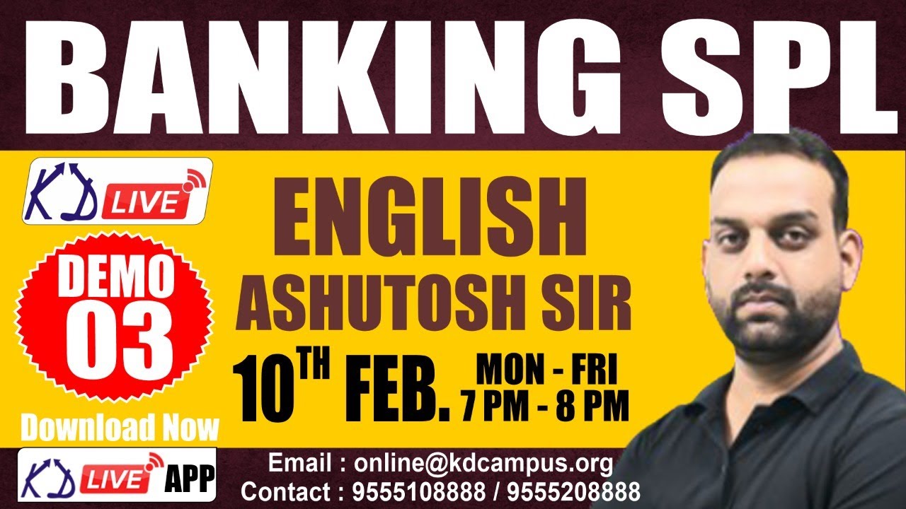 COMPLETE ENGLISH FOR SBI/IBPS/RRB/RBI/PO & CLERK | BANKING SPECIAL ...
