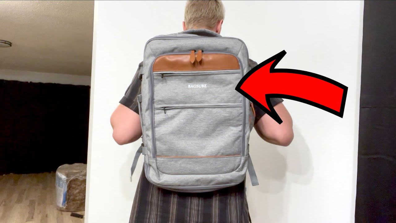 Bagsure Travel Backpack 42L Carry on Backpack Flight Approved ...