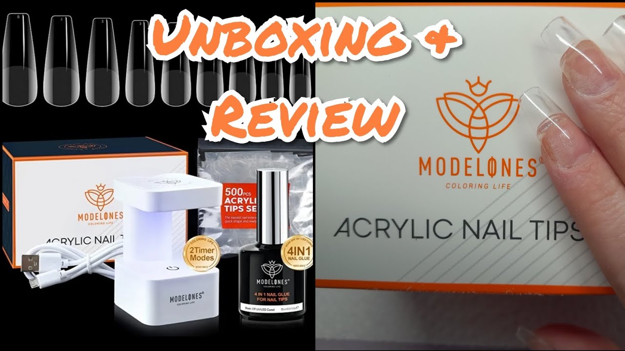 ModelOnes Nail Tip Kit Review ♡ Affordable Gel-X Dupe ♡ Beginner ...