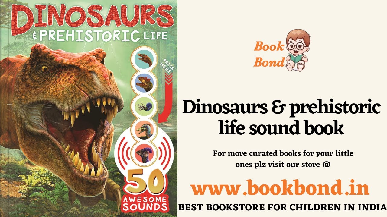 Dinosaurs & prehistoric life sound book - YouTube