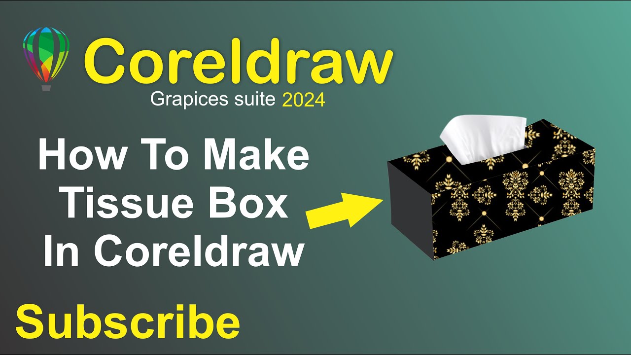 Design Tissue Box | Die line | layout in corel draw |Total Designin ...