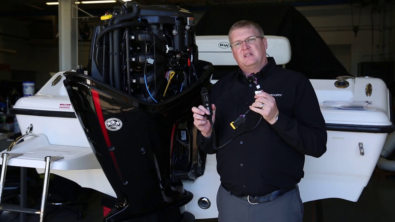 Installation af Vessel View Mobile på båd med påhængsmotor - YouTube
