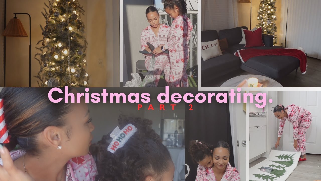 Christmas decorating — PART 2 - YouTube
