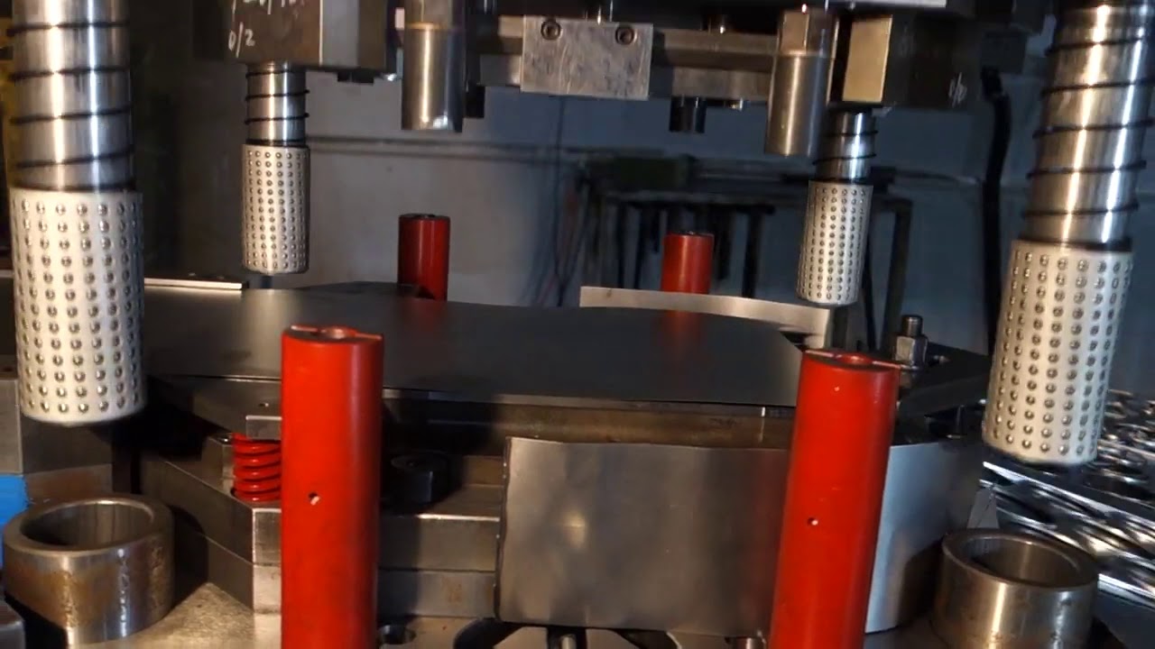 progressive stamping tooling /deep drawing die - YouTube