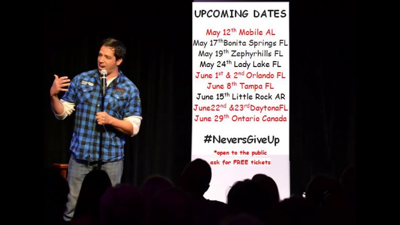 2018 Stand-Up Comedian - New Album Nevers Give Up Sneak Peek - Comedian ...