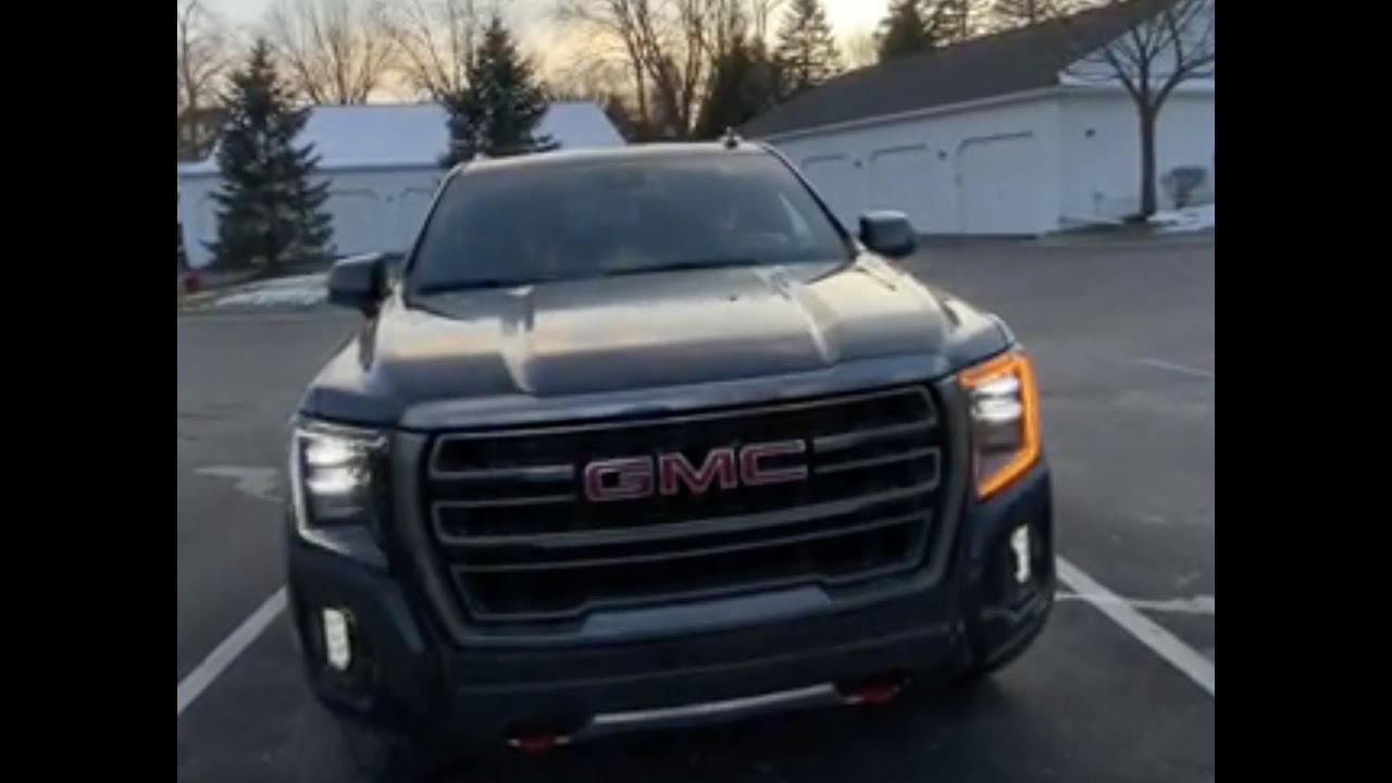 2023 GMC Yukon XL AT4: Lights | Car Conversations - YouTube