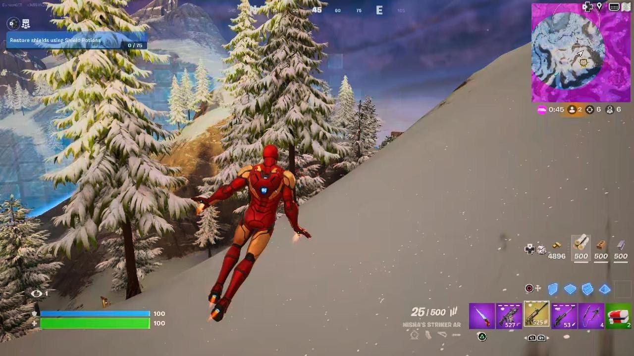 Tony Stark / Iron Man Solo Crowned Victory Royale - Fortnite Chapter 5 ...