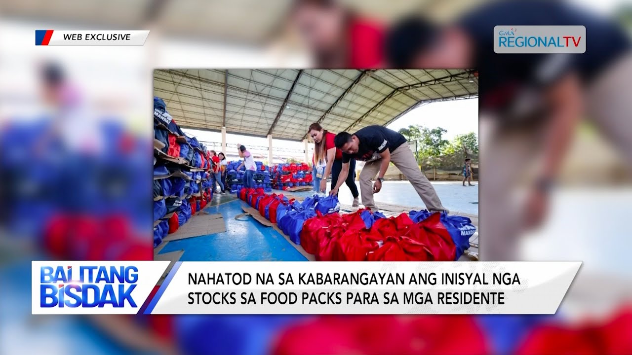 Inisyal nga Food Packs, Nahatod na sa Kabarangayan sa Mandaue City ...