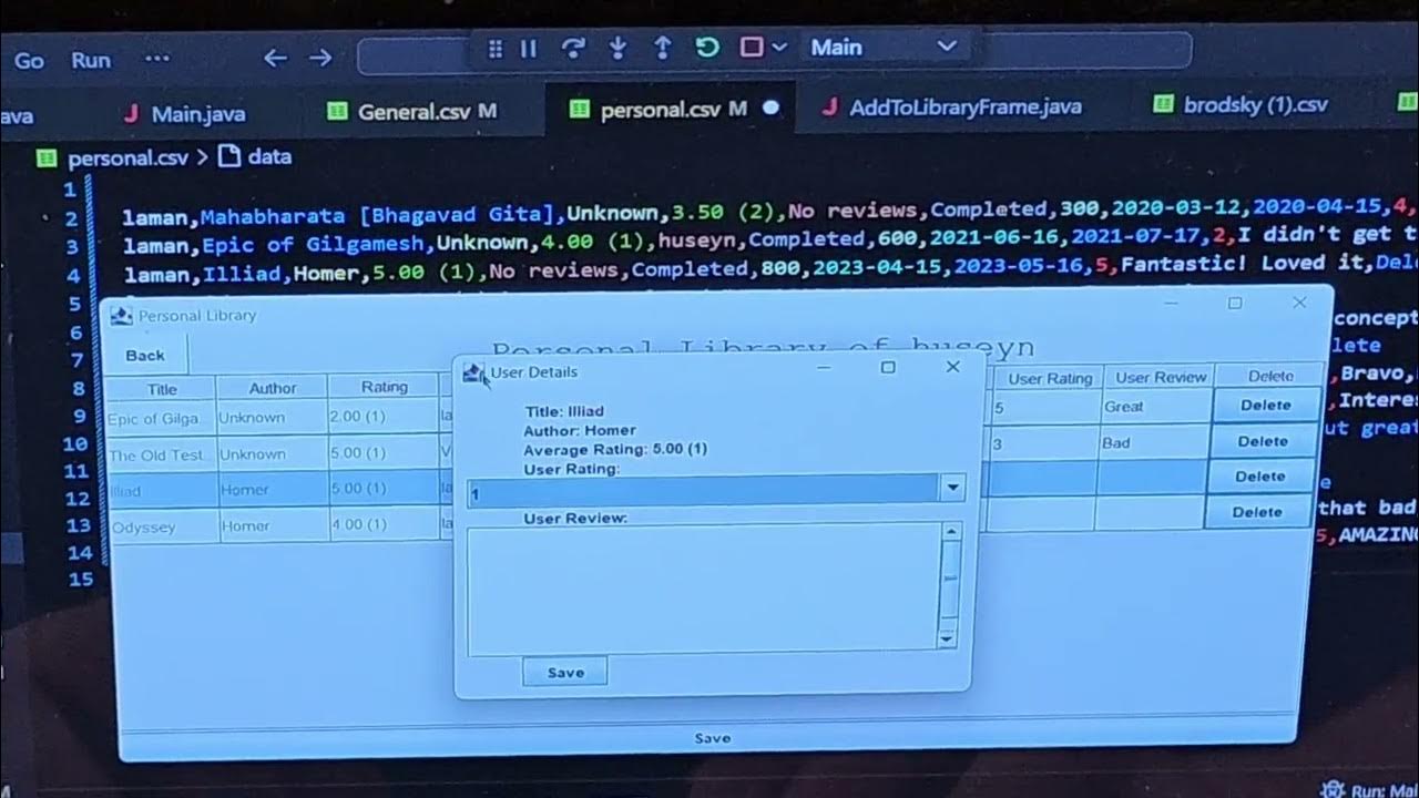 Book Management System Application Presentation - YouTube