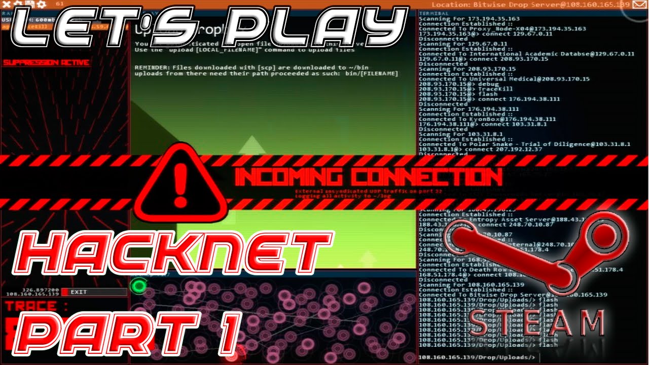 Let's Play Hacknet - Steam Version Part 1 - YouTube