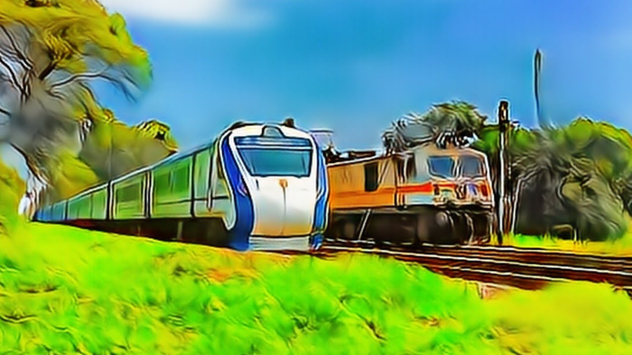 Himachal Vande Bharat Express & Paschim Express in Monsoon Spectacle ...