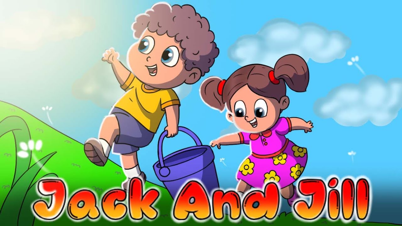 Jack and Jill went up the hill | Nursery rhyme | Baby song | English ...