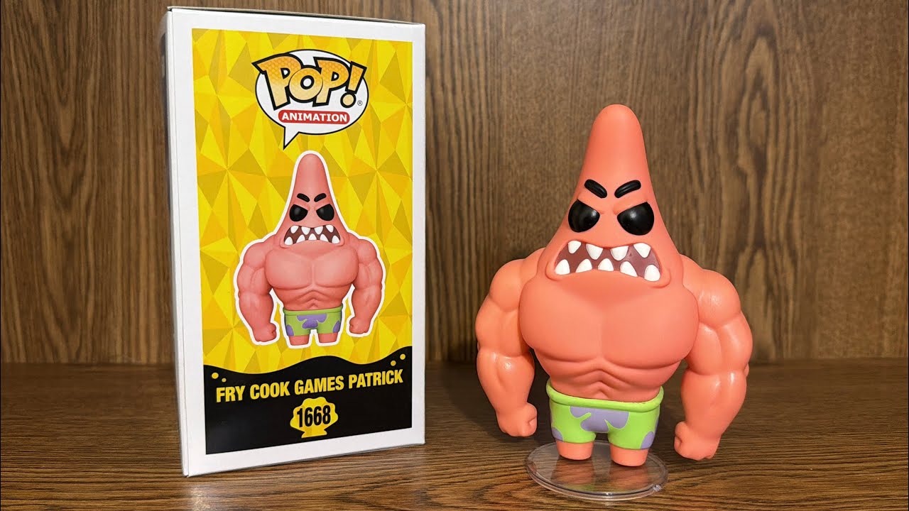 Fry Cook Games Patrick Funko Pop Unboxing - YouTube
