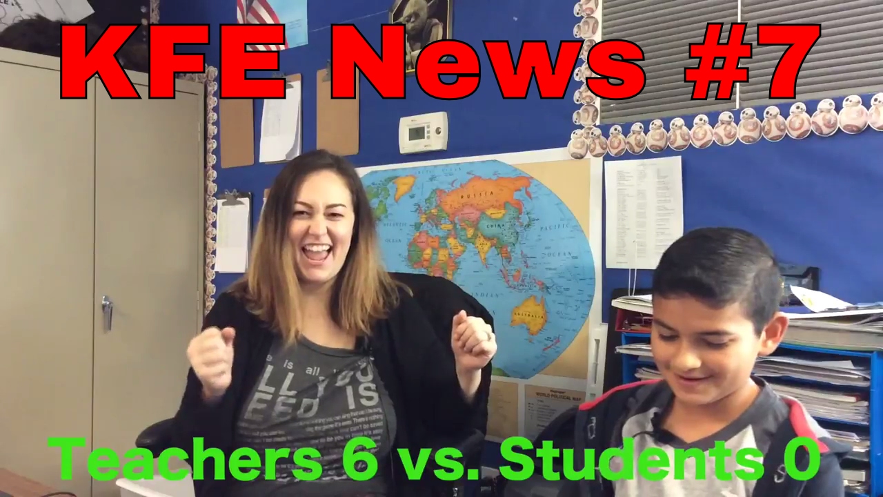 Kerman-Floyd Elementary KFE News newscast show #7 - YouTube