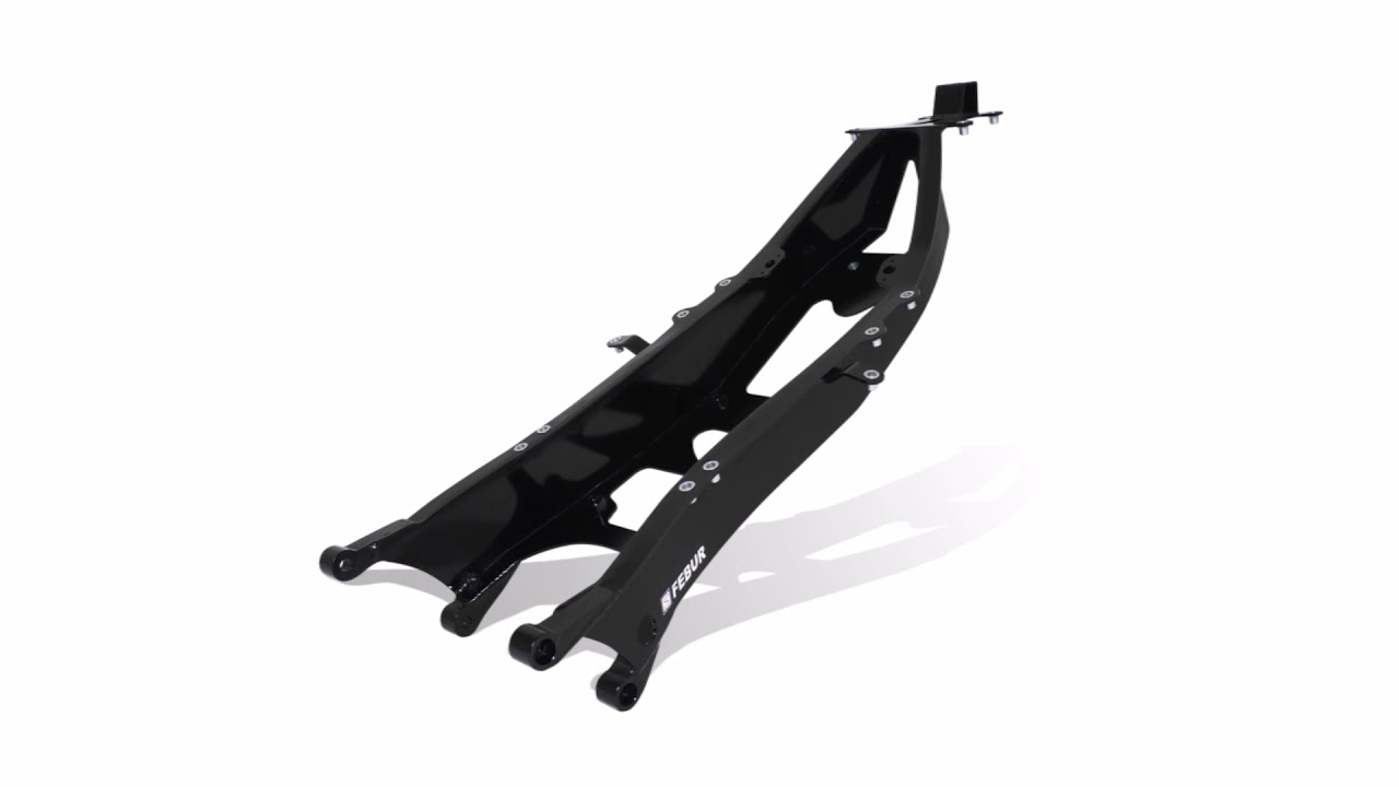 Rear subframe Yamaha R6 2017 - YouTube