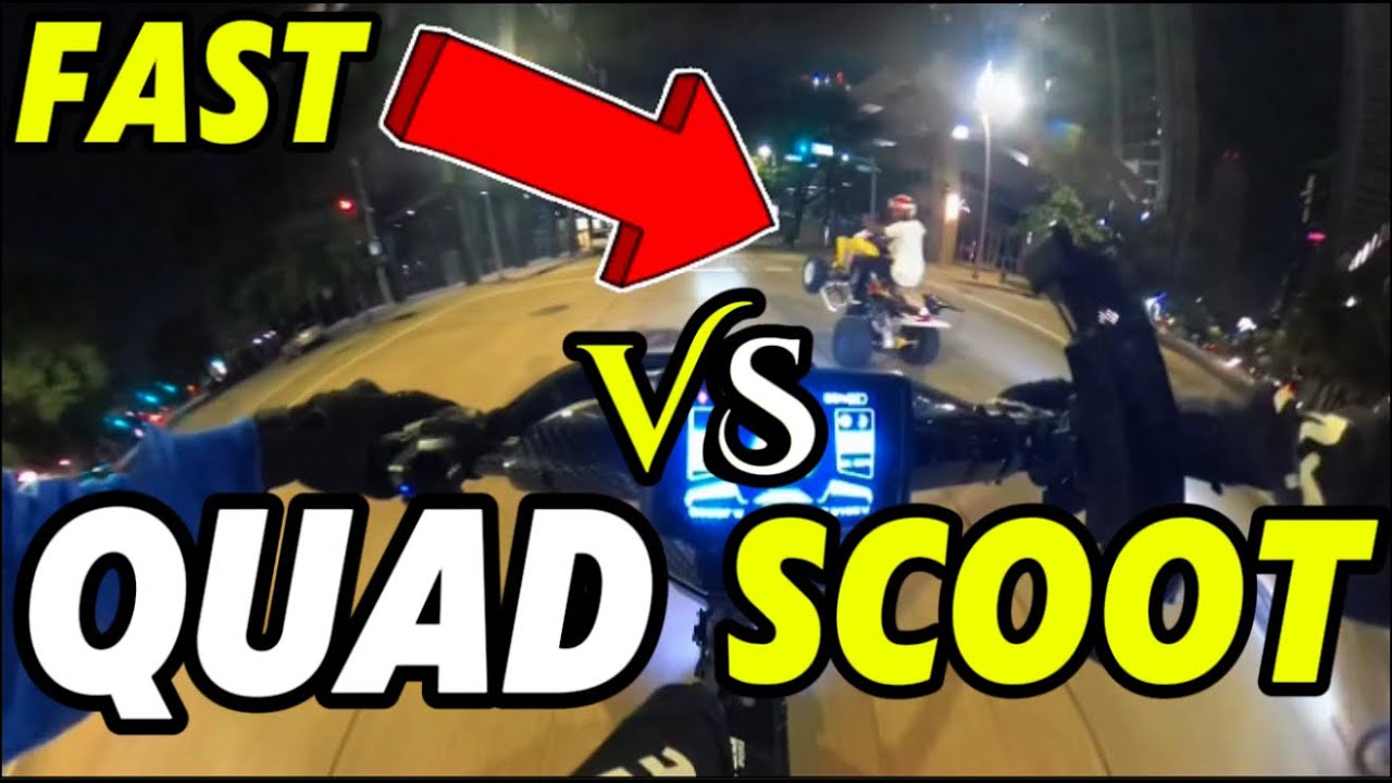 Hyper Scooter vs. Modified Quad: Speed Showdown! - YouTube