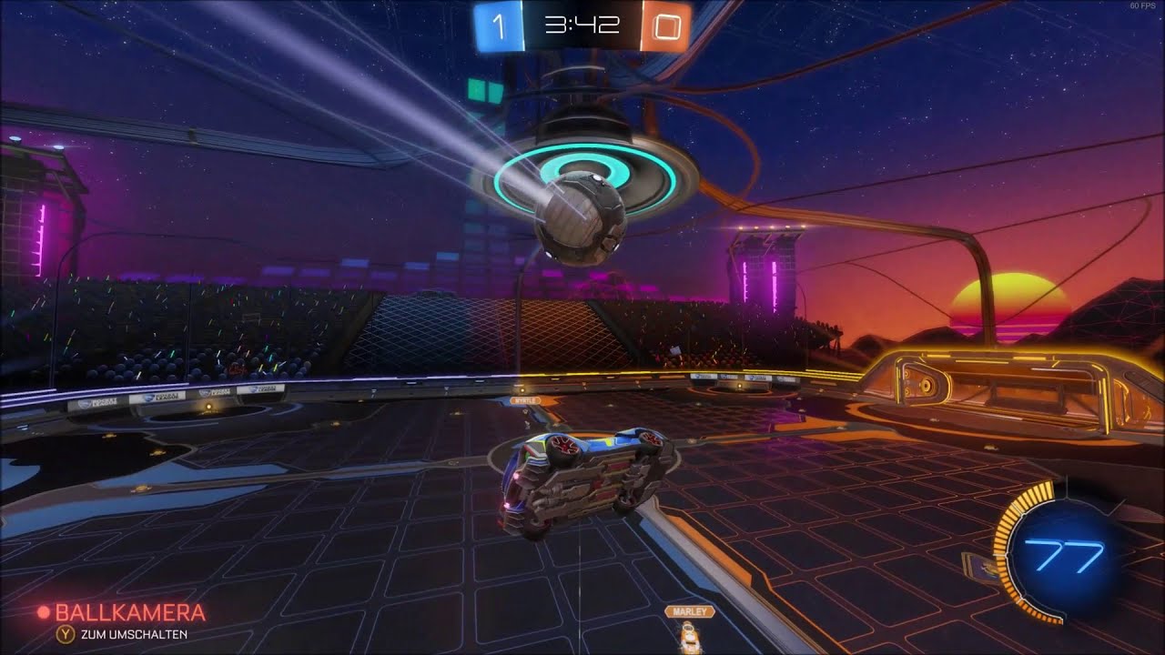 Rocket league Neon Fields (New Map) - YouTube